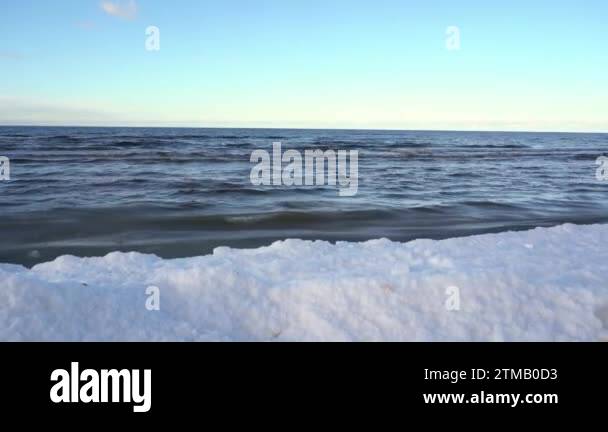 Icy waves on beach Stock Videos & Footage - HD and 4K Video Clips - Alamy
