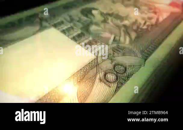 Ethiopia money Ethiopian Birr money counting. ETB banknotes. Fast cash ...