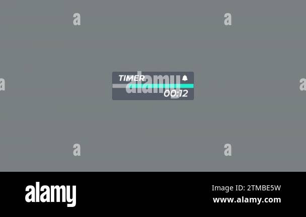 Square clock timer counts down 14 seconds, countdown, graphics, clock ...