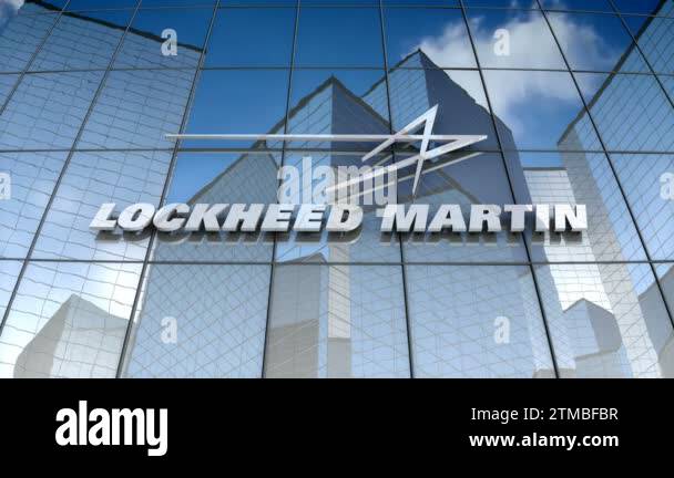 December 2017, Editorial use only, 3D animation, Lockheed Martin logo ...