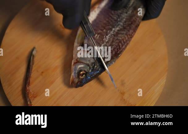Cutting fish head with knife Stock Videos & Footage - HD and 4K Video ...