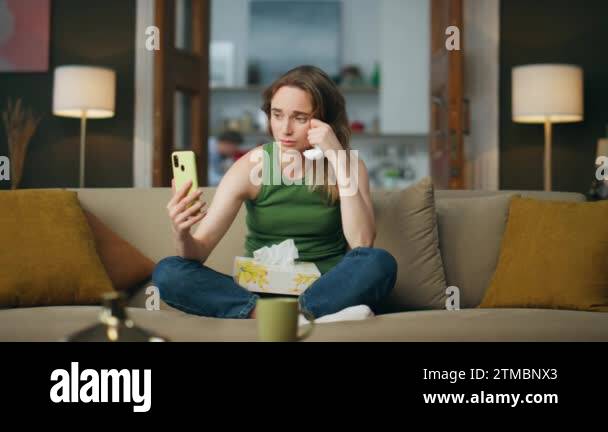 Videocall crying Stock Videos & Footage - HD and 4K Video Clips - Alamy