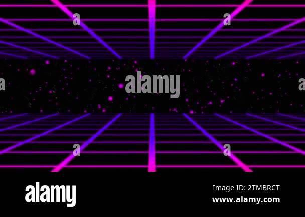 Retrowave Sci Fi Neon Gradient Grid Space Cyberpunk Synthwave