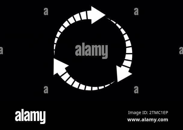 Loading Circle, Video. Loading Animation Icon on Transparent Background ...