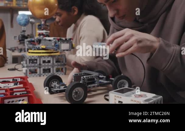 Boy building robot robotics Stock Videos & Footage - HD and 4K Video ...