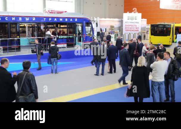 People walk in exhibition city Stock Videos & Footage - HD and 4K Video ...