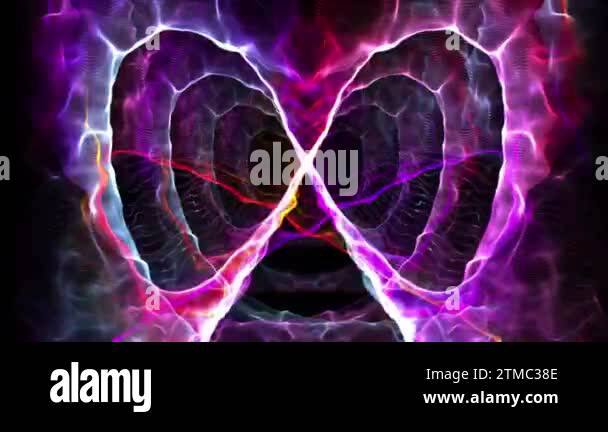 Seamless loop abstract animation electrical nervous system in human ...