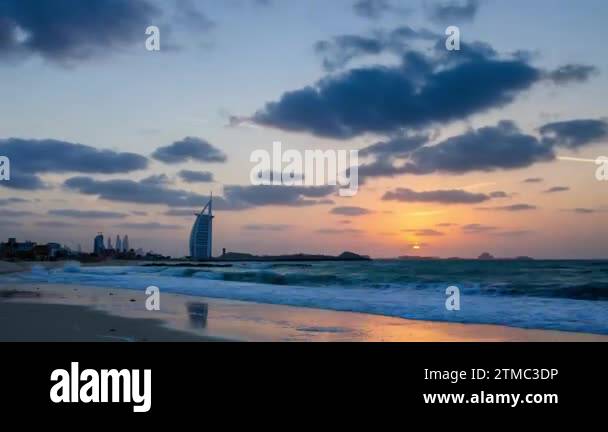 DUBAI, UAE - APRIL 20: Burj Al Arab, built on an artificial island on ...