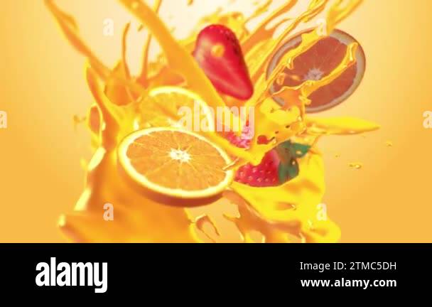 Fruit splash illustration Stock Videos & Footage - HD and 4K Video ...