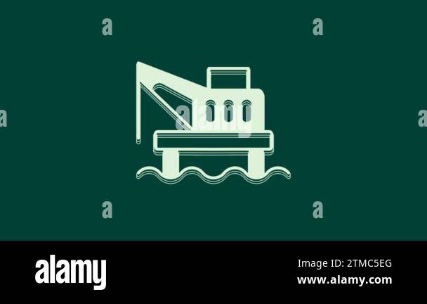 Oil rig sea icon Stock Videos & Footage - HD and 4K Video Clips - Alamy