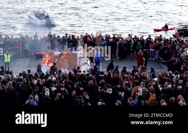 Stockholm, Sweden Swedes celebrate Walpurgis night, or Valborg, a ...