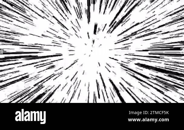 Space travel With hyper speed. Lines fast moving. Space warp jump ...