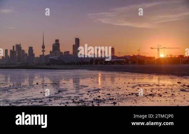 Sunrise at seaside of kuwait Stock Videos & Footage - HD and 4K Video ...