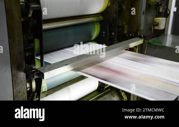 Roll paper printing press Stock Videos & Footage - HD and 4K Video ...