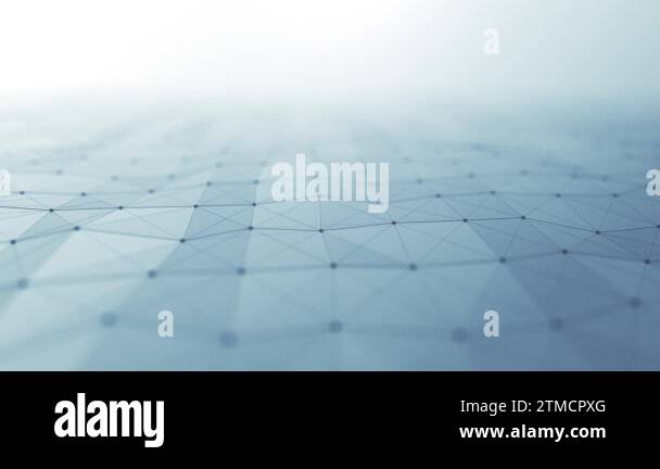 White Ground Plexus Digital Fx Background/ 4k animation of an abstract ...