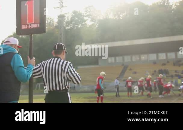 Football first down referee Stock Videos & Footage - HD and 4K Video ...