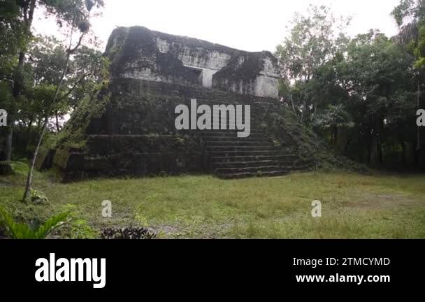 Tikal Pyramids in Guatemala Tikal National Park. Mayan Ruins, Temple ...