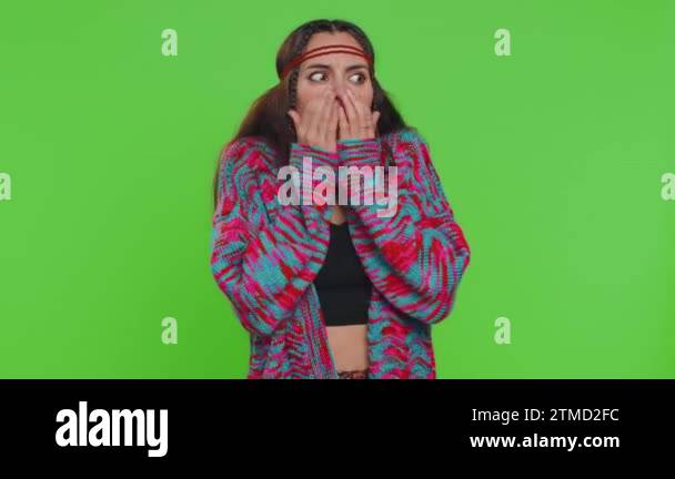 Stressed depressed woman terrified about danger problems, suffering ...