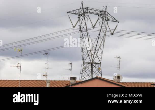 The pylon, in electrical engineering, is a metal truss support, part of ...
