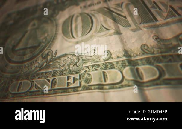 Vintage Dollar Bill Close Up Texture Animation/ 4k background animation ...