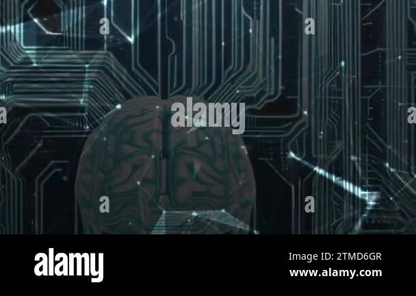 AI brain computer interface BCI Stock Video Footage - Alamy