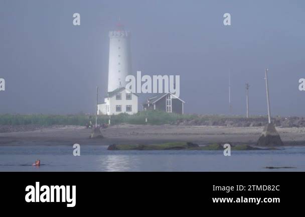 Grotta lighthouse in reykjavik Stock Videos & Footage - HD and 4K Video ...