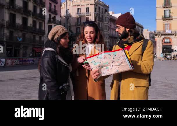 Tourists reading a map Stock Videos & Footage - HD and 4K Video Clips ...