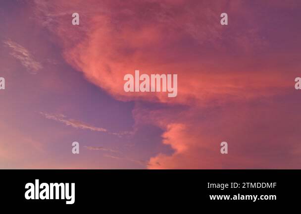 aerial view stunning pink sky at the sea in twilight. Scene of colorful ...