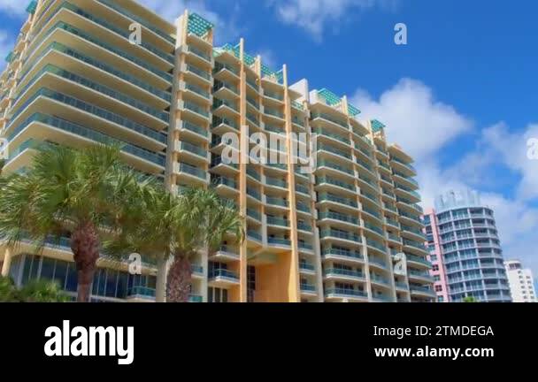 Building and palms in miami beach Stock Videos & Footage - HD and 4K ...