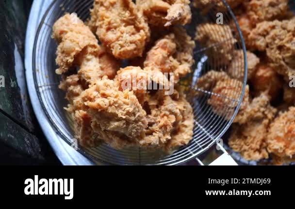 Deep fried crispy drumstick Stock Videos & Footage - HD and 4K Video ...