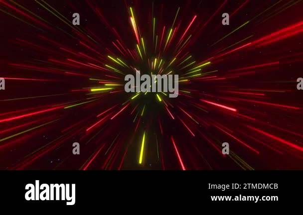 Abstract geometric background of radial lines. Dataflow tunnel ...