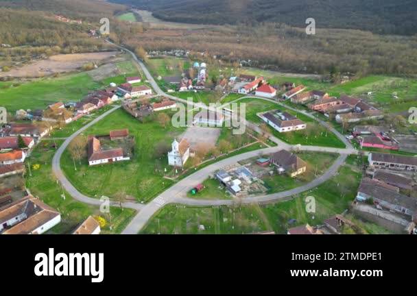 Charlottenburg, Banat in Romania - Round village in western ...