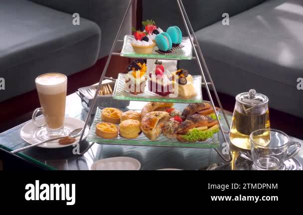 Luxury afternoon tea set Stock Videos & Footage - HD and 4K Video Clips ...