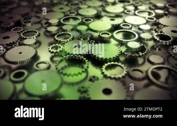 Gear cogs rotating system gearbox watch mechanism 4K Stock Video ...