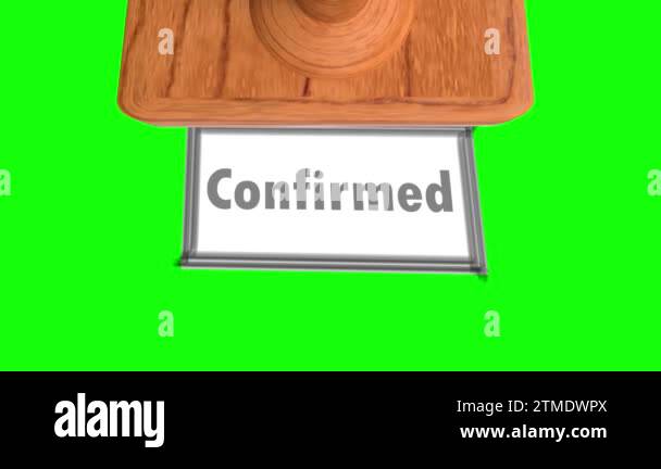 Confirmed stamp Stock Videos & Footage - HD and 4K Video Clips - Alamy