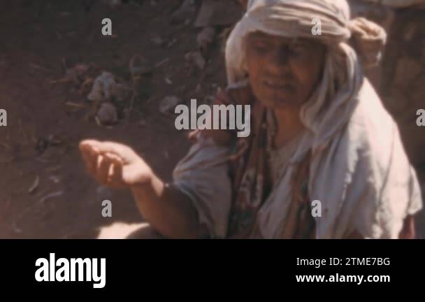 Morocco Islamic Arabic Women With Hijab Sitting in High Temperature in ...