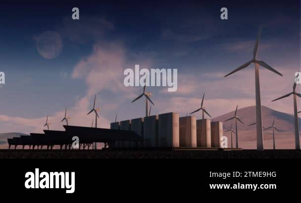 Concept energetic technology. Dawn of new renewable energy technologies ...