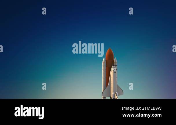 Space shuttle Launch System. Rocket Takeoff Stock Video Footage - Alamy