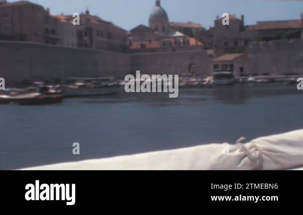 This archive video of Old Marina in Dubrovnik, taken in the 1970s ...