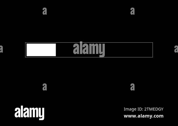 Glitch Loading Bar Animation Uploading Process With Distortion Effect Loading Bar Animation