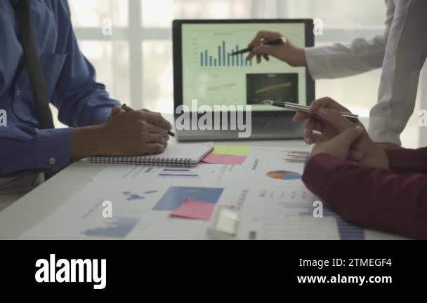 Brainstorming sessions on new document projects Colleagues working ...