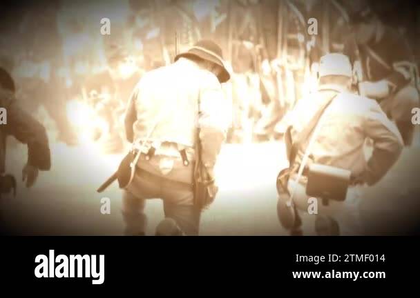 Union soldiers marching in civil Stock Videos & Footage - HD and 4K ...