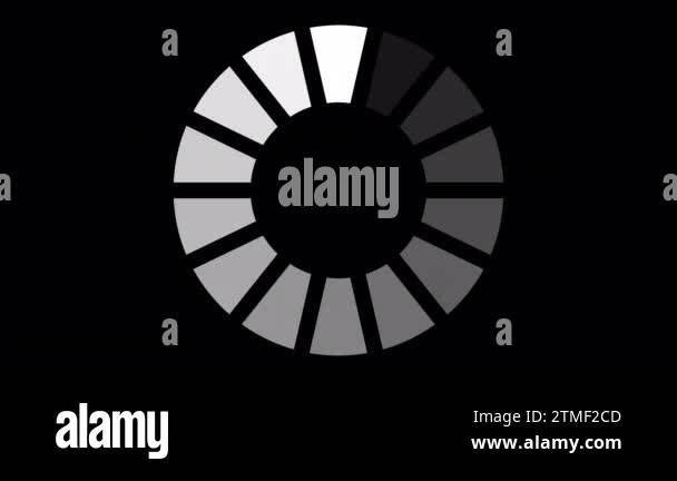 Loading Circle, Video. Loading Animation Icon on Transparent Background ...