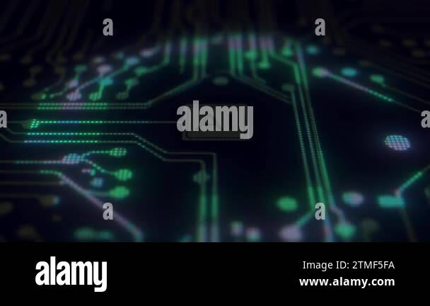 Advanced mobile ai microprocessor connecting Stock Videos & Footage ...