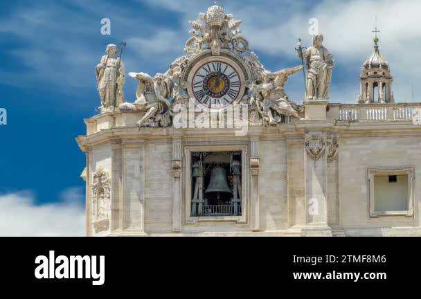 St basilica clock bell vatican Stock Videos & Footage - HD and 4K Video ...