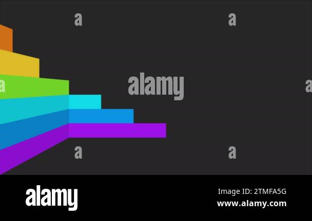 Abstract moving rainbow stripes background Stock Videos & Footage - HD ...