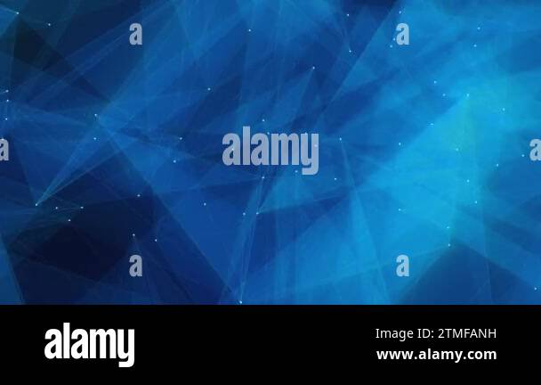 Light blue glow digital effect plexus animation background. 2D ...