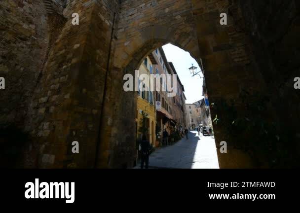 Old street scene in tuscan village Stock Videos & Footage - HD and 4K ...