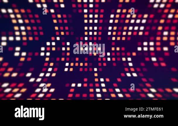 Retro-futuristic 1980s technology background animation with ...