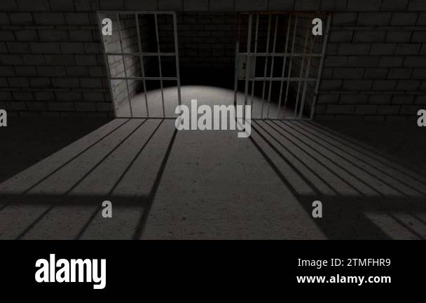 Prison cell bars cell closing 4K Stock Video Footage - Alamy